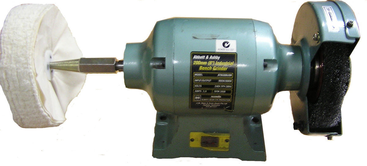 Bench Grinder Polishing Kit 150mm Buffs + Spindle (Stainless / Brass ...